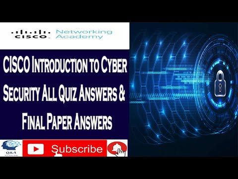 CISCO Introduction to Cyber Security Quiz Answers, Introduction to Cyber Security Final Exam Answers