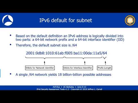 SF19US - 20 IPv6 security assessment tools (Jeff Carrell)