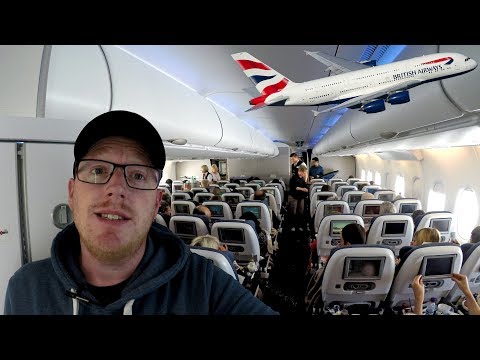 Flying the British Airways Airbus A380: London to Boston in Economy Class