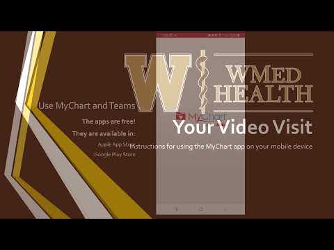 WMed Health: How to Use the MyChart App for Your Video Visit