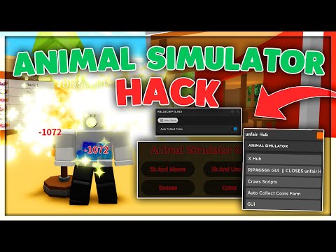 ANIMAL SIMULATOR SCRIPT HACK PASTEBIN GUI: AUTO FARM, INFINITE COINS & XP + MORE!