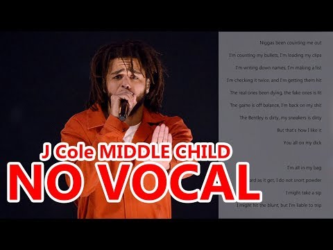 KARAOKE – J Cole MIDDLE CHILD With Lyrics – Model Sepatu Sendal Terbaru
