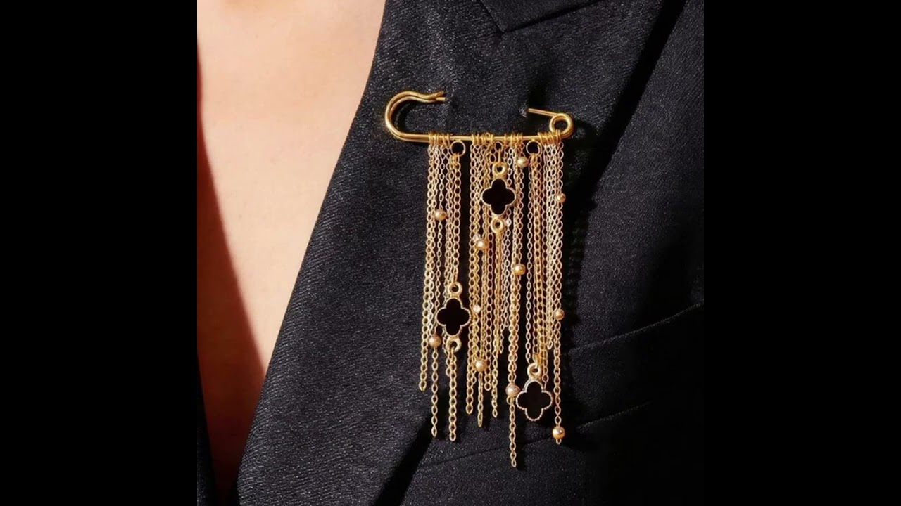 Small Pin, Big Style ✨ | Brooch Pin Styling Ideas”Pin it. Slay it. Repeat. 💎#BroochPin#FashionShorts