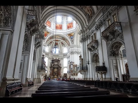 Salzburg Cathedral (Salzburger Dom), a Baroque cathedral, Austria