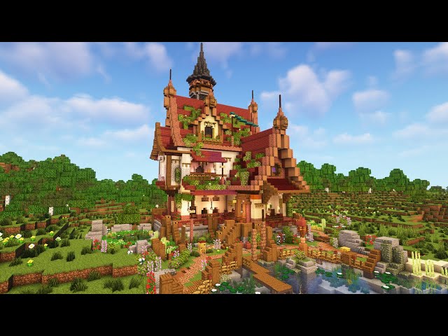 🏡 Lakeside Manor - Medieval House Download Minecraft Map
