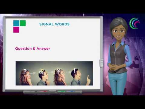 All types of signal words