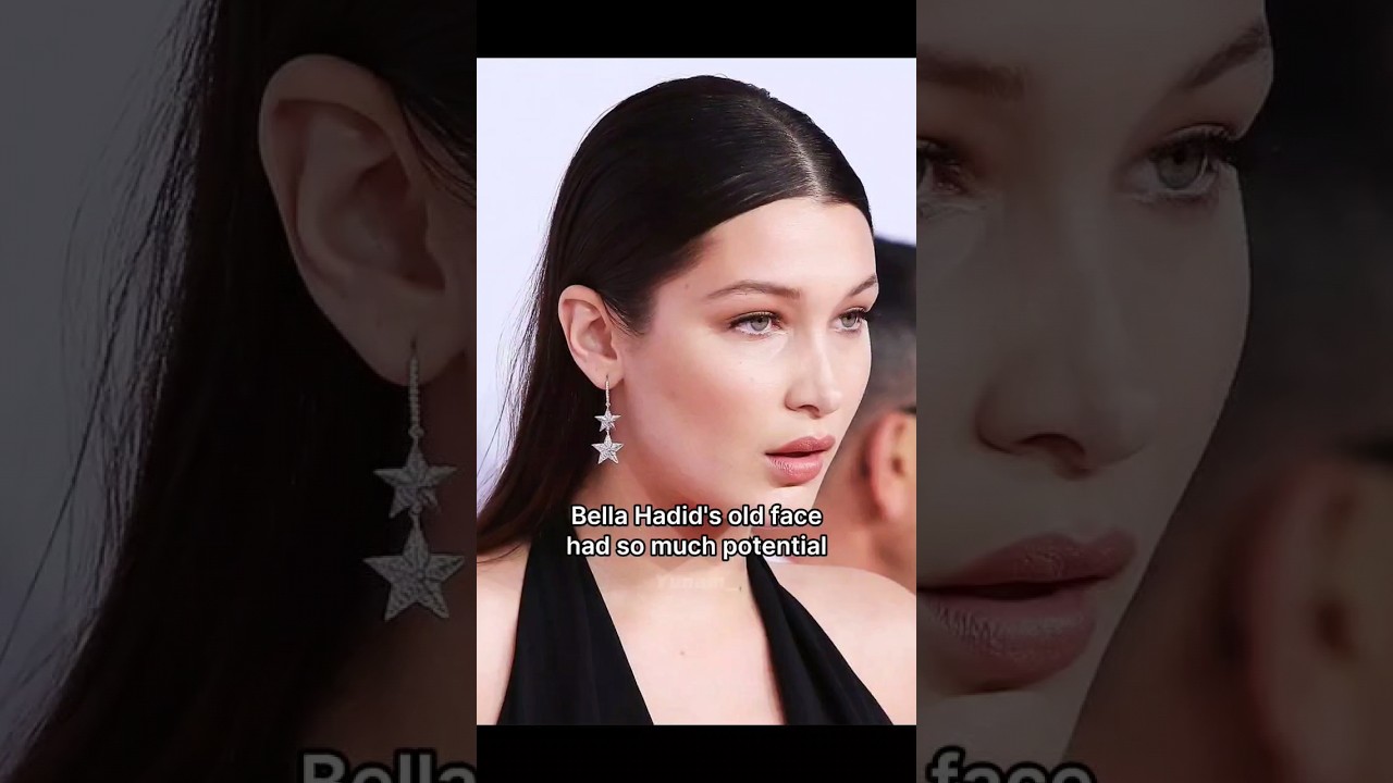 Bella Hadid's old face had so much potential😩❤️ #bellahadid #celebrity #goviral #beautiful #shorts