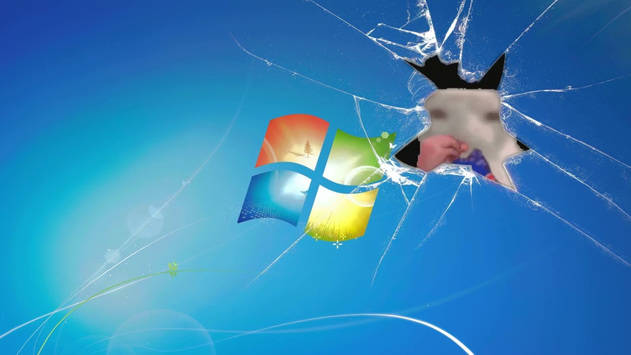 Cracked Screen Cat Live Wallpaper