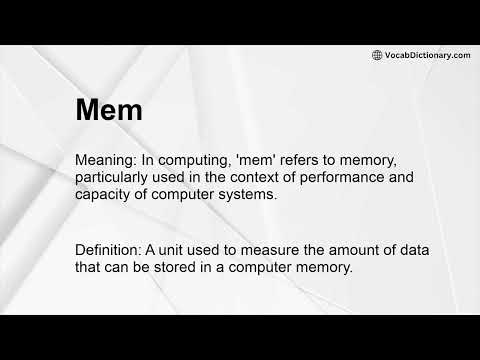 Mem Meaning