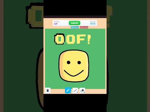 Drawing oof in Speed Draw ROBLOX ☺️🙂 #speeddrawing #art #speeddraw