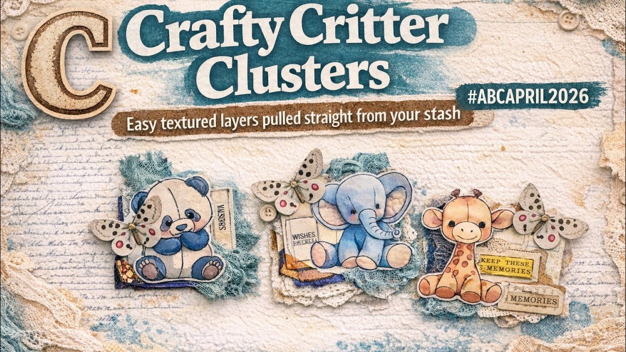 #ABCAPRIL2026 — C is for Crafty Critter Clusters