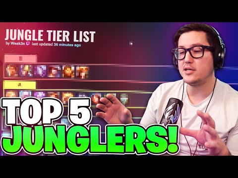 TOP 5 JUNGLERS AND BUILDS - SMITE 2 SEASON 0