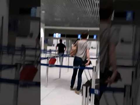arrivals to Athens Airport Greece