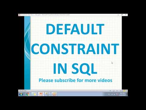 Learn Default Constraints in SQL - Mind Luster
