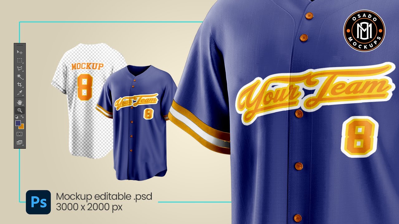 Baseball Jersey Mockup PSD + Download