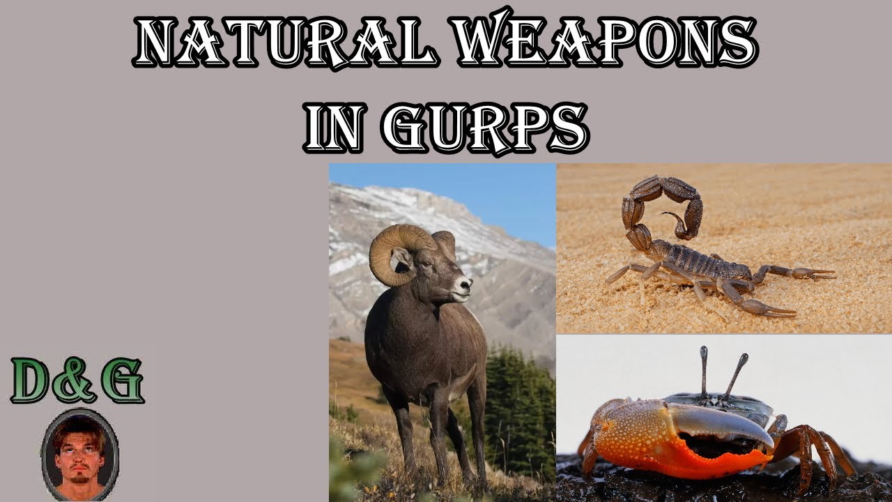 Natural Weapons in GURPS