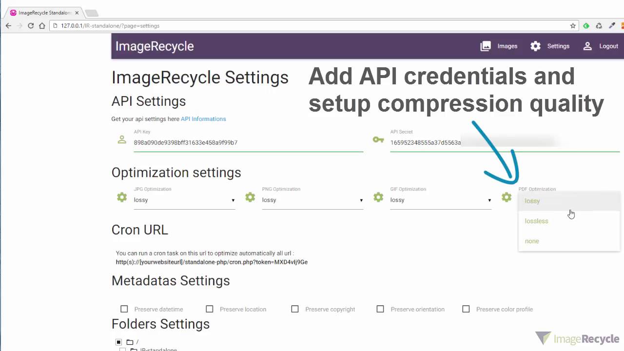 ImageRecycle: standalone image and PDF compression