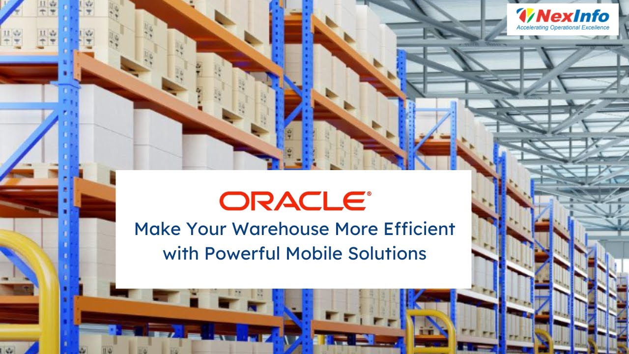 Maximize Efficiency Watch Now NexInfo's Inventory Optimization Webinar!