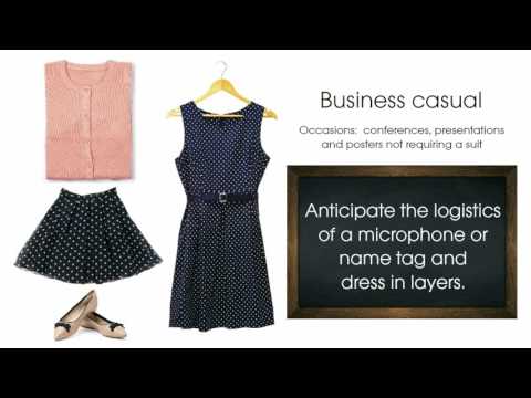 Dressing professionally