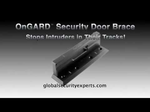 Home Invasion Products. Security Door Brace Stops Forced Entry
