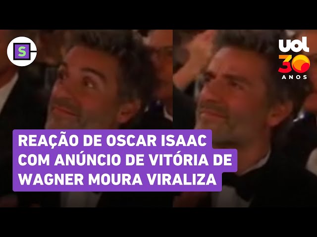 Globo de Ouro: Veja reação de Oscar Isaac à vitória de Wagner Moura