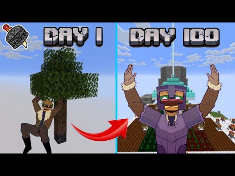 I Survived 100 Days in All the Mods 9: To The Sky!! // Minecraft Skyblock Mod Pack