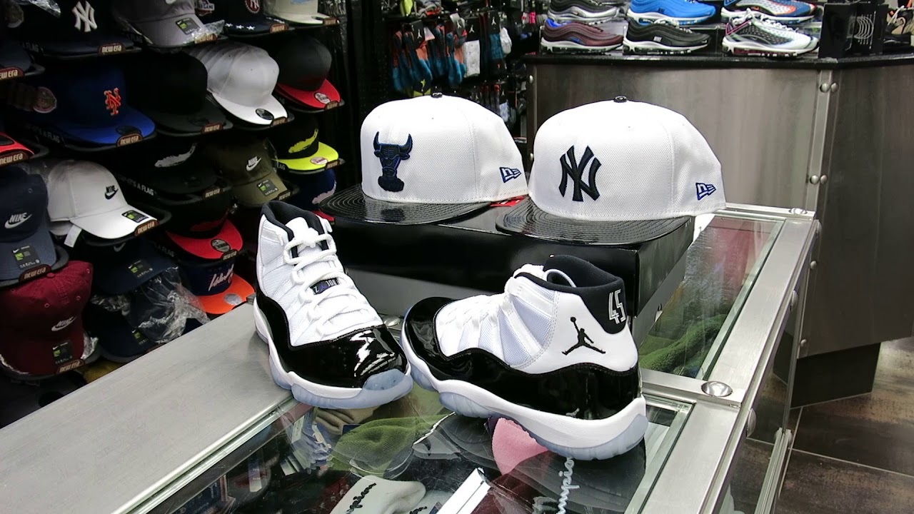 Nike Air Jordan Retro 11 - Concord 11's - at Street Gear, Hempstead NY