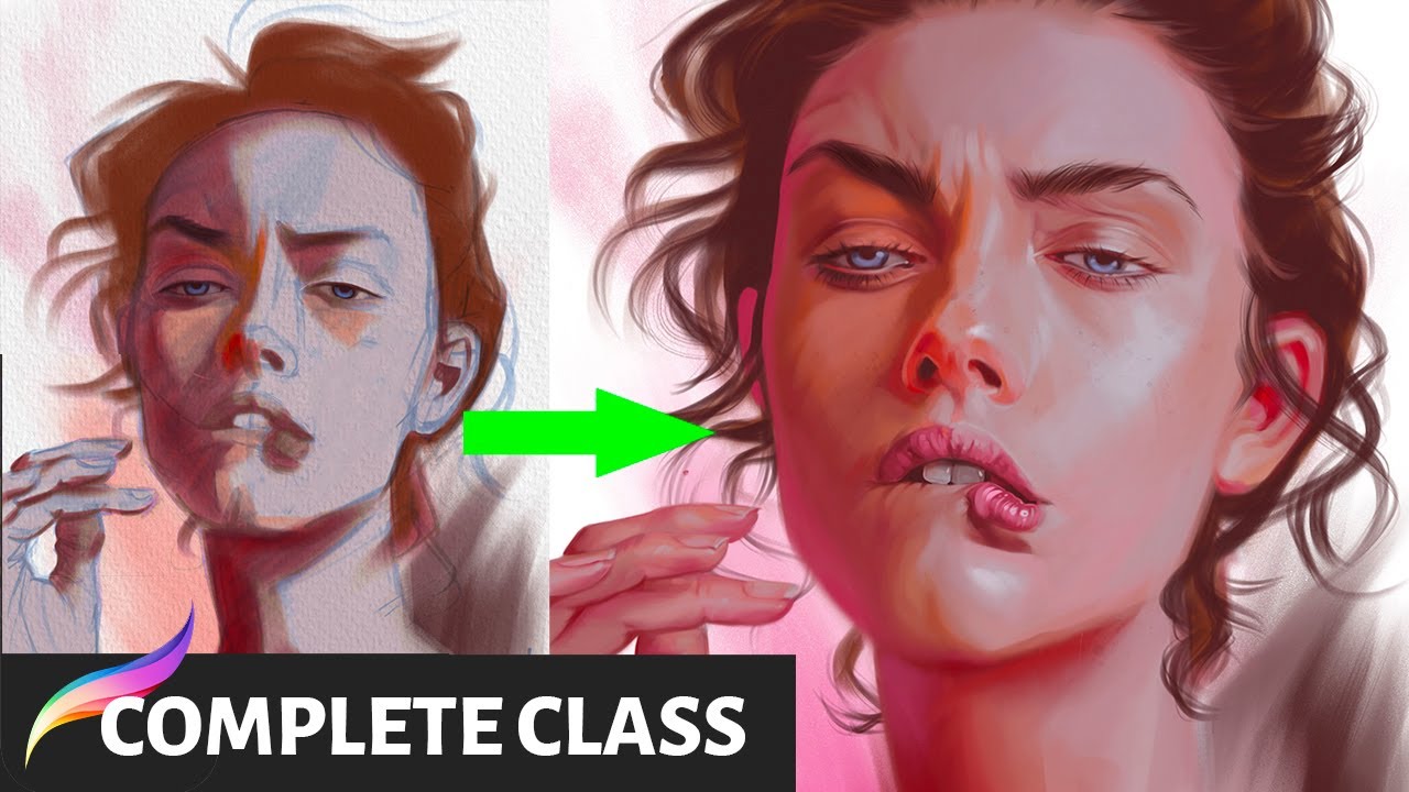 [Procreate] From Shapes to Portrait COMPLETE CLASS in Procreate by Haze Long