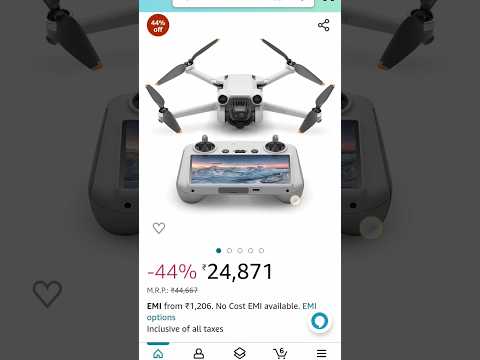 DJI Mini 3 Pro Only 24871 Rs. #djimini3pro #shorts #drone #viral #shortsfeed