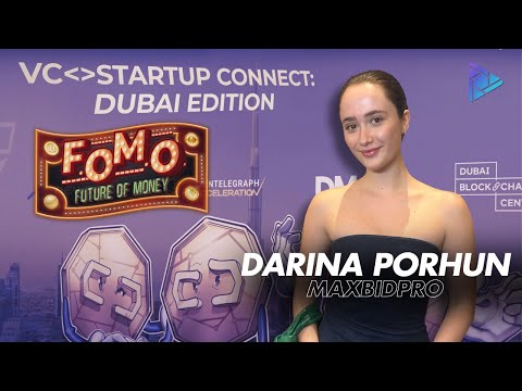 DARINA PORHUN MAXBIDPRO CO-FOUNDER | VC Startup Connect by Cointelegraph!