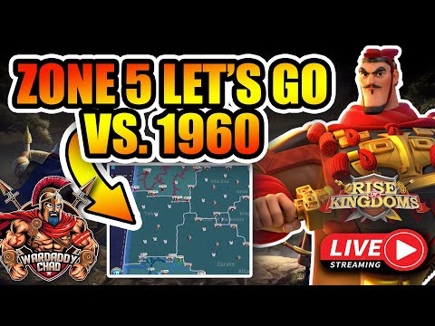 Live! KvK Zone 5 vs. 1960 Let's GO! - Rise of Kingdoms