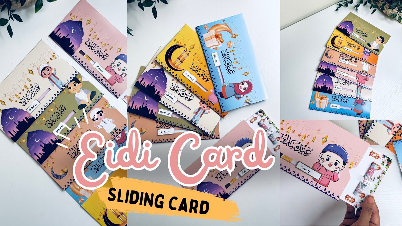 Eidi Card | Eid Card | How to make Eid Money Card | Money Card Holder