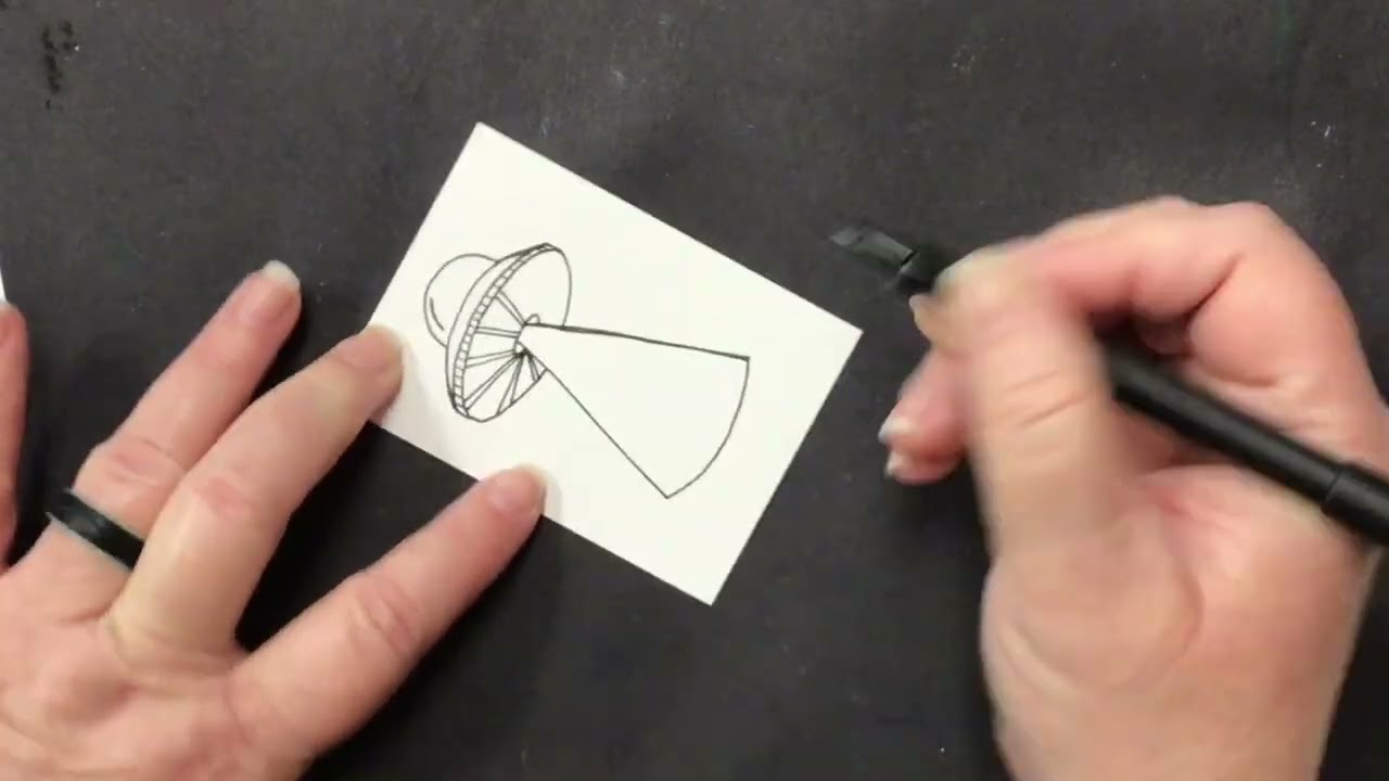 Quick Draw:  Alien Spaceship