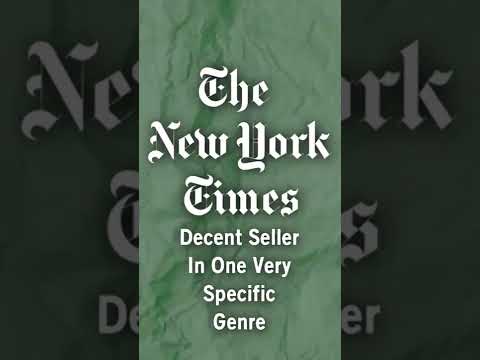 Why Is Every Book A New York Times Best Seller? - How Money Works #Shorts