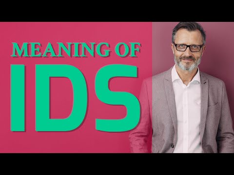 Ids | Definition of ids 📖 📖