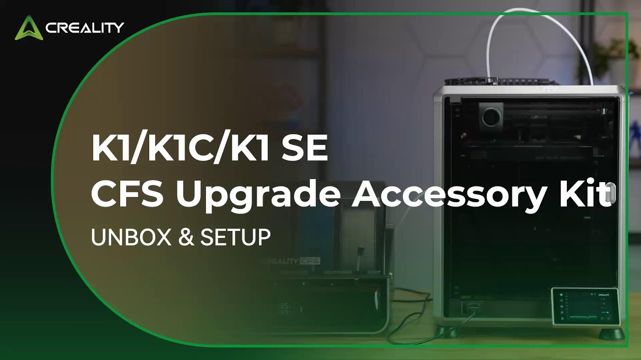 K1&K1C&K1 SE CFS Upgrade Accessory Kit Operation video