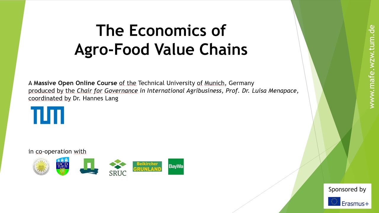 The Economics of the Agro-food Value Chains - Trailer - MOOC