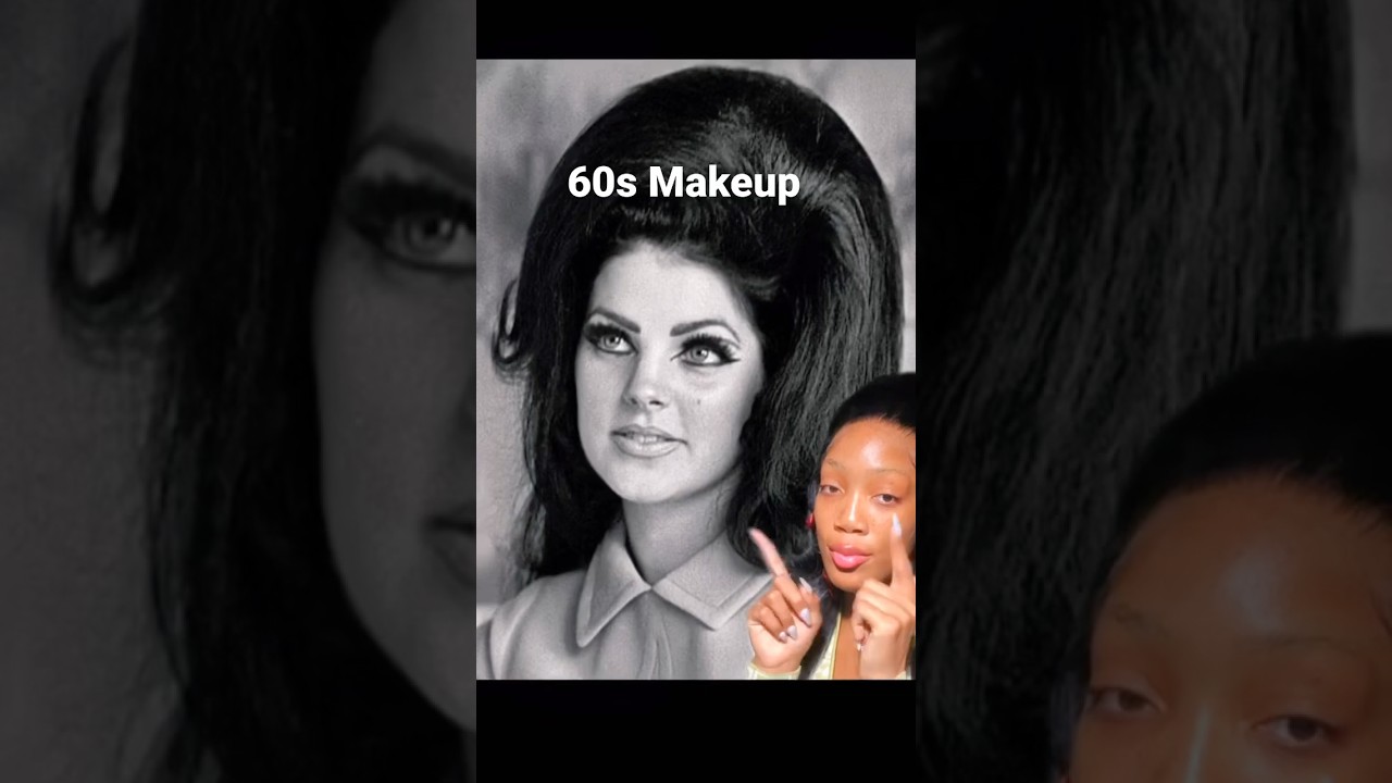 60s Makeup #vintage #cateye #makeuptutorial #tiktokmakeup