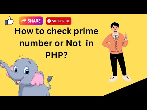 How to check prime number or not in php?