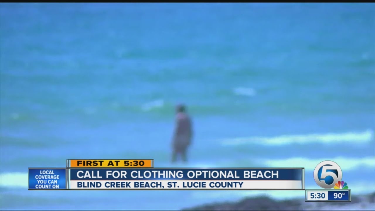 Call for clothing optional beach