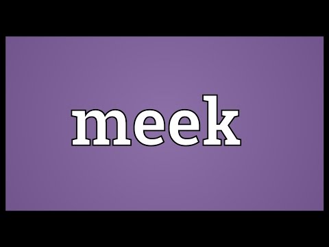 Meek Meaning