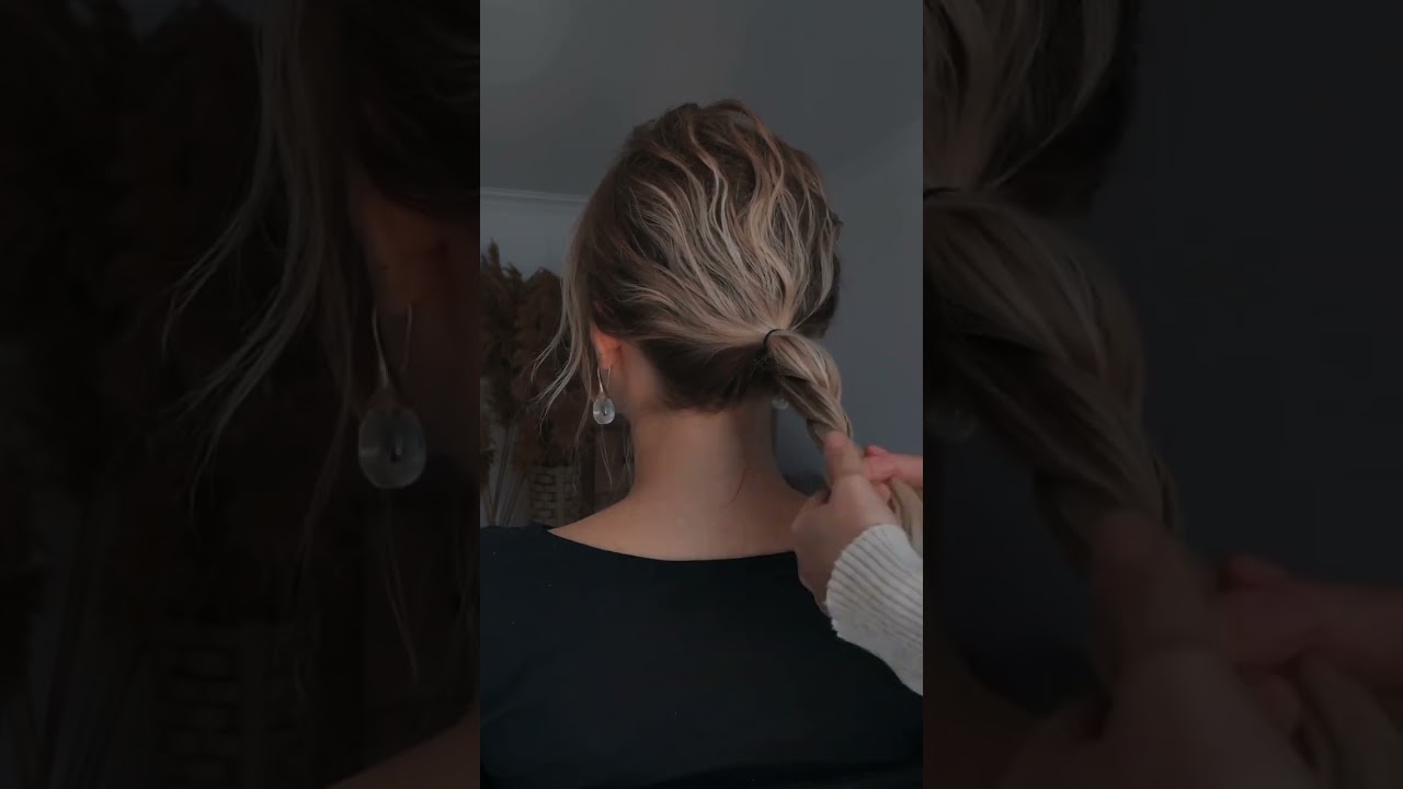 Effortless updo for thin hair #hairstyleideas #hairstyles #hairtutorial #hairstylist