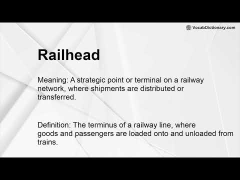 Railhead Meaning