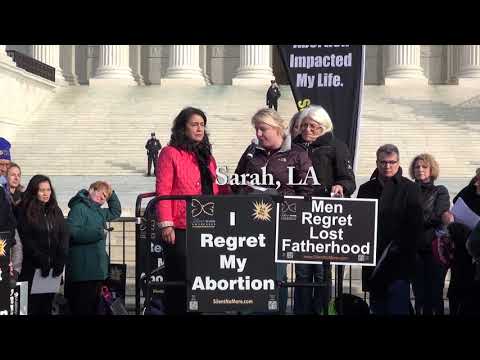 Sarah's 2019 March for Life Testimony