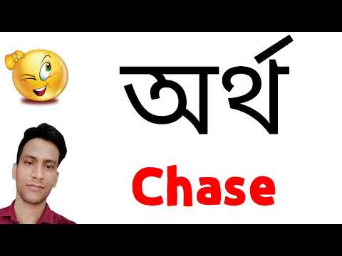 অর্থ Chase | Chase বাংলায় অর্থi | Chase meaning in bangla | Artha Chase