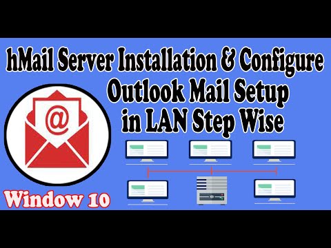 How to Install hmail server, configuration and setup step wise outlook mail configure in LAN