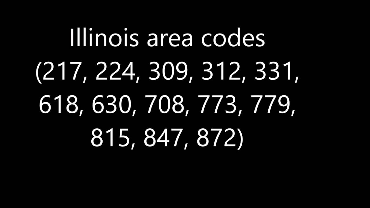 Illinois Area Codes