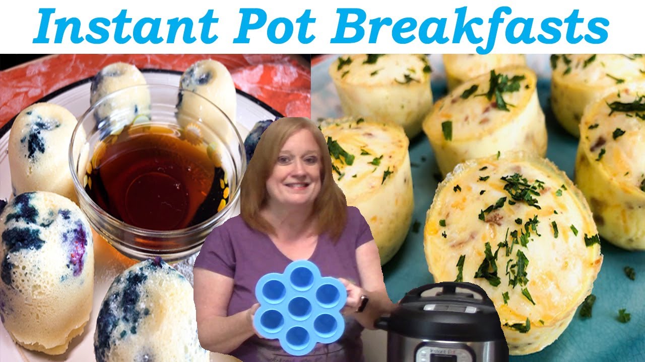 INSTANT POT BREAKFASTS USING SILICONE EGG BITE MOLD