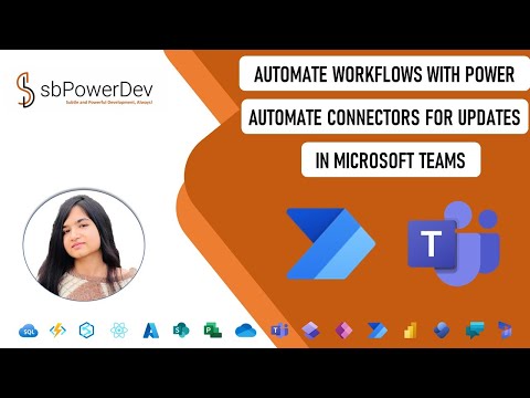 Automate Workflow with Power Automate Connectors for Updates in Microsoft Teams | #sbPowerDev
