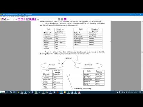 MS Access: creation of DB file, tables, forms and reports